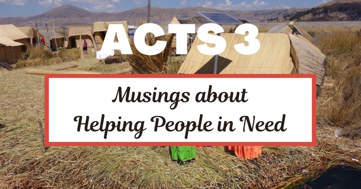 Helping People in Need: Short-Term and Long-Term Solutions – Joyful ...