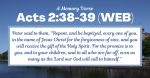 Exploring Acts 2:38-39 – A Powerful Memory Verse on Repentance and ...