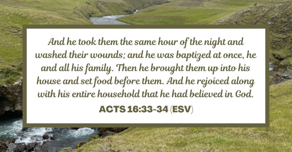 True Conversion Demands Action – Acts 16:15 and Beyond – Joyful Moments ...
