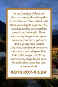 Stay Vigilant: Lessons from Acts 20 – Joyful Moments in Christ