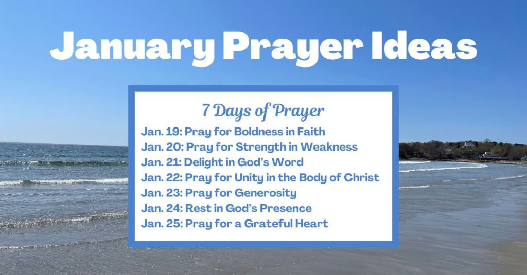 31 Prayer Ideas for the Month of January – Joyful Moments in Christ