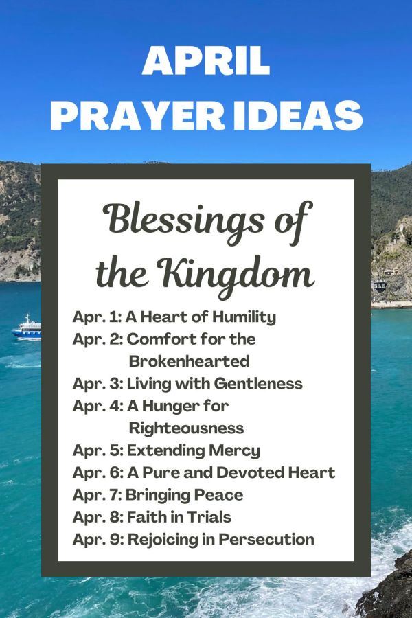 30 Prayer Ideas for the Month of April – Joyful Moments in Christ