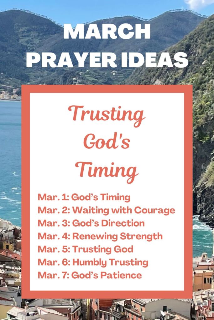 31 Prayer Ideas for the Month of March – Joyful Moments in Christ