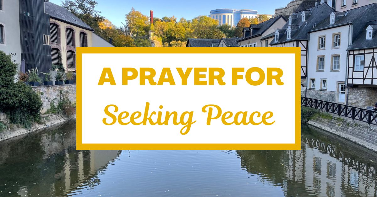 A Prayer for Peace in Times of Anxiety – Joyful Moments in Christ