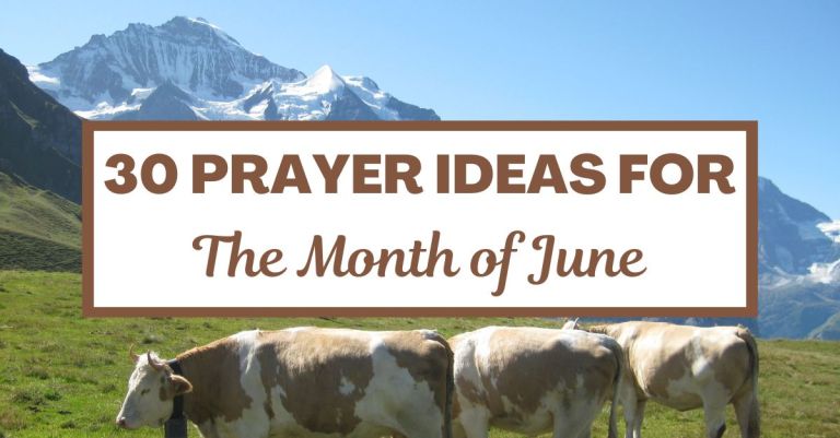 30 Prayer Ideas for the Month of June – Joyful Moments in Christ