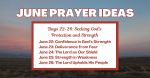 30 Prayer Ideas for the Month of June – Joyful Moments in Christ