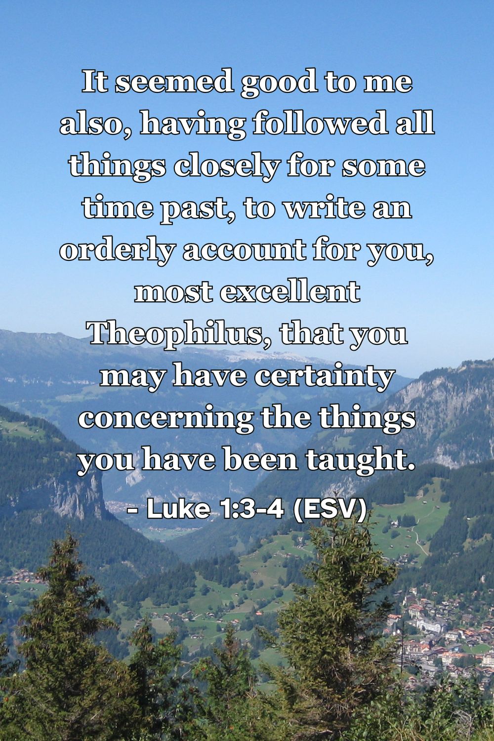 A Sunday School Lesson: Luke 1:1-4 – Joyful Moments in Christ