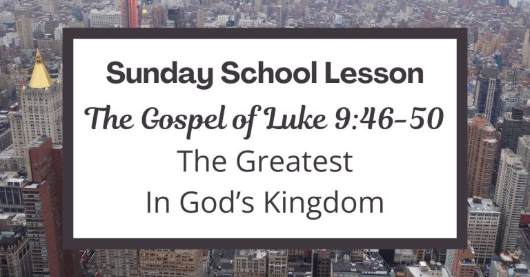 A Sunday School Lesson: Luke 5:1–11 and 27–32 – Joyful Moments in Christ